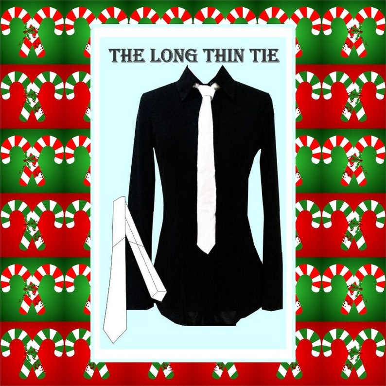 Sewing Pattern: Easy Ten Step LONG THIN Tie | Etsy