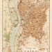 Map of Cairo, Egypt 1920 Old Cairo Map in High Resolution Prints up to ...