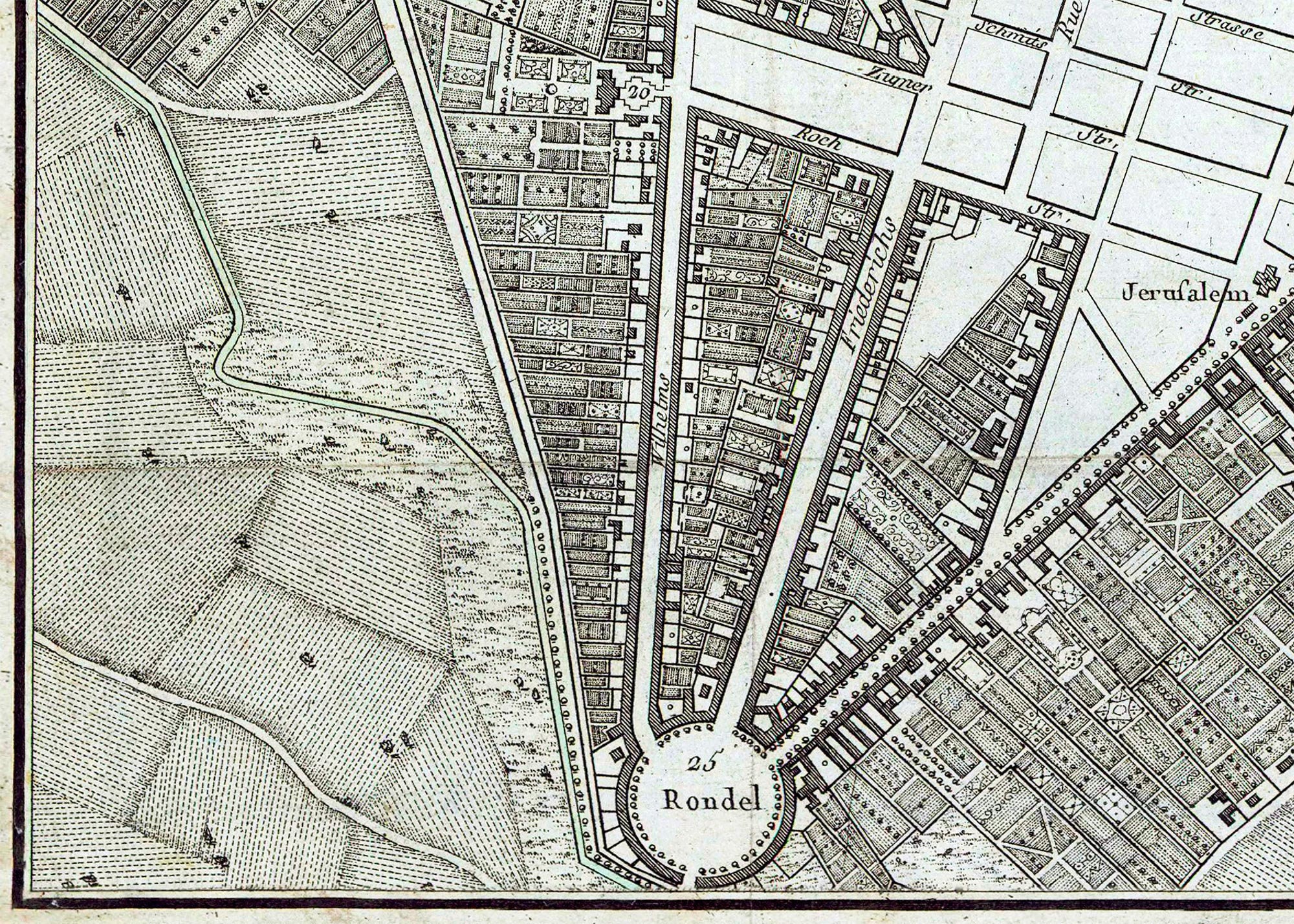 Berlin Map 1788 Old Map of Berlin Germany in High Resolution | Etsy