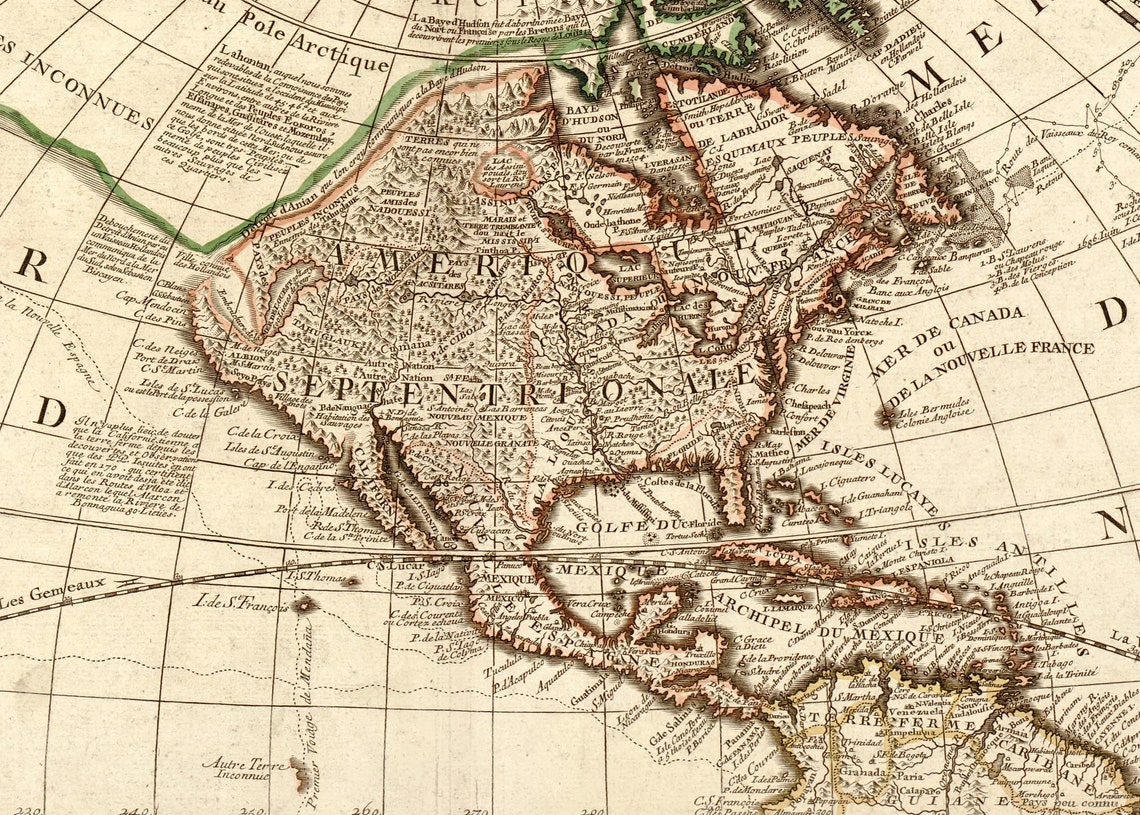 World Map 1708 Old Map of the World in High Resolution Prints | Etsy