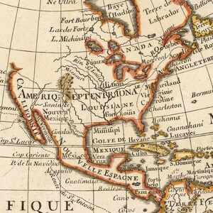 World Map 1720, Vintage Map of the World in High Resolution Prints up ...