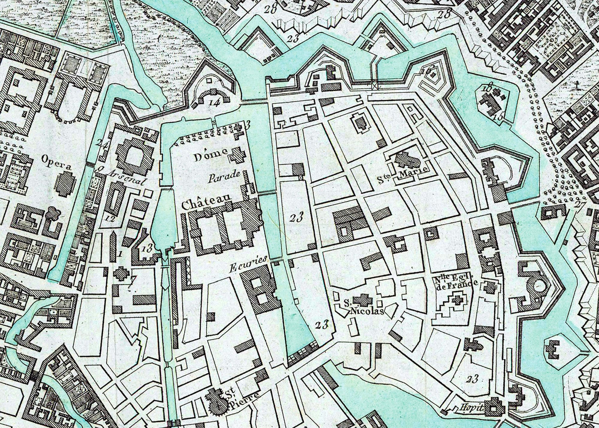 Berlin Map 1788 Old Map of Berlin Germany in High Resolution | Etsy