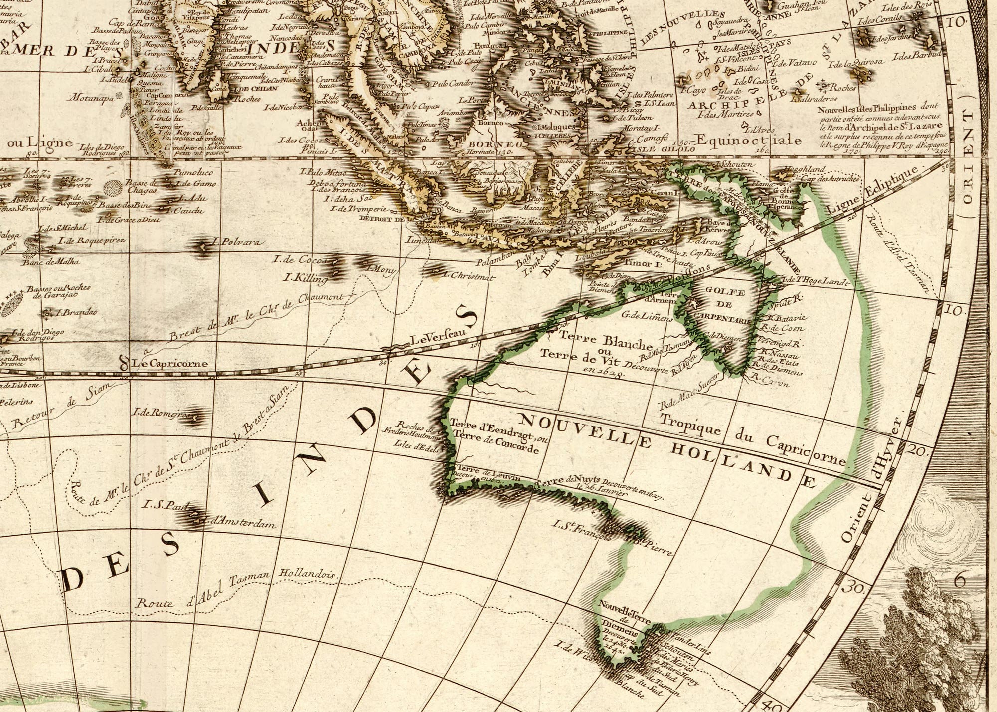 World Map 1708 Old Map of the World in High Resolution Prints | Etsy