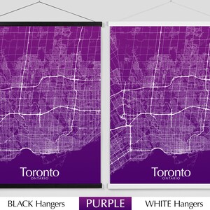 Toronto Map Print Poster, Map of Toronto ON, Canada Minimalist Art, 7 ...