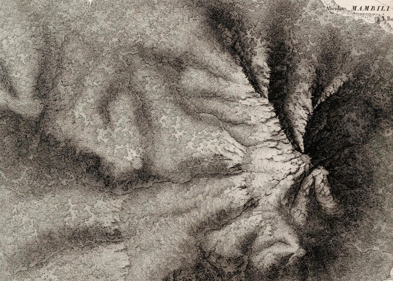 Vanikoro Map 1828, Rare Old Map of Tropical Island in High Resolution ...