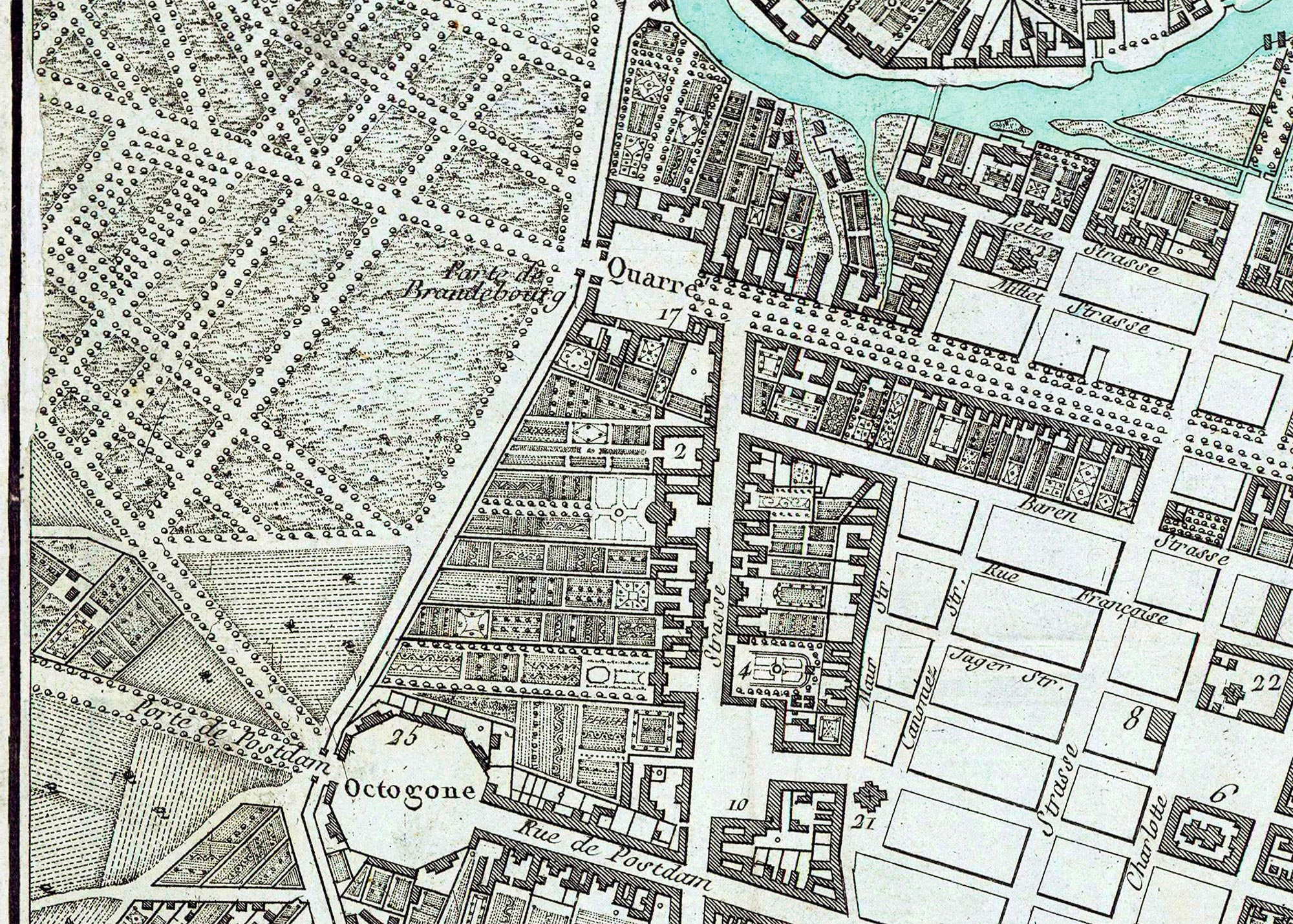 Berlin Map 1788 Old Map of Berlin Germany in High Resolution | Etsy