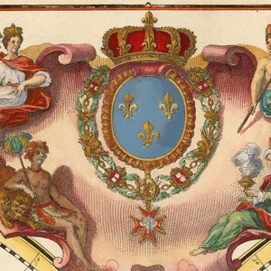 World Map 1720, Vintage Map of the World in High Resolution Prints up ...