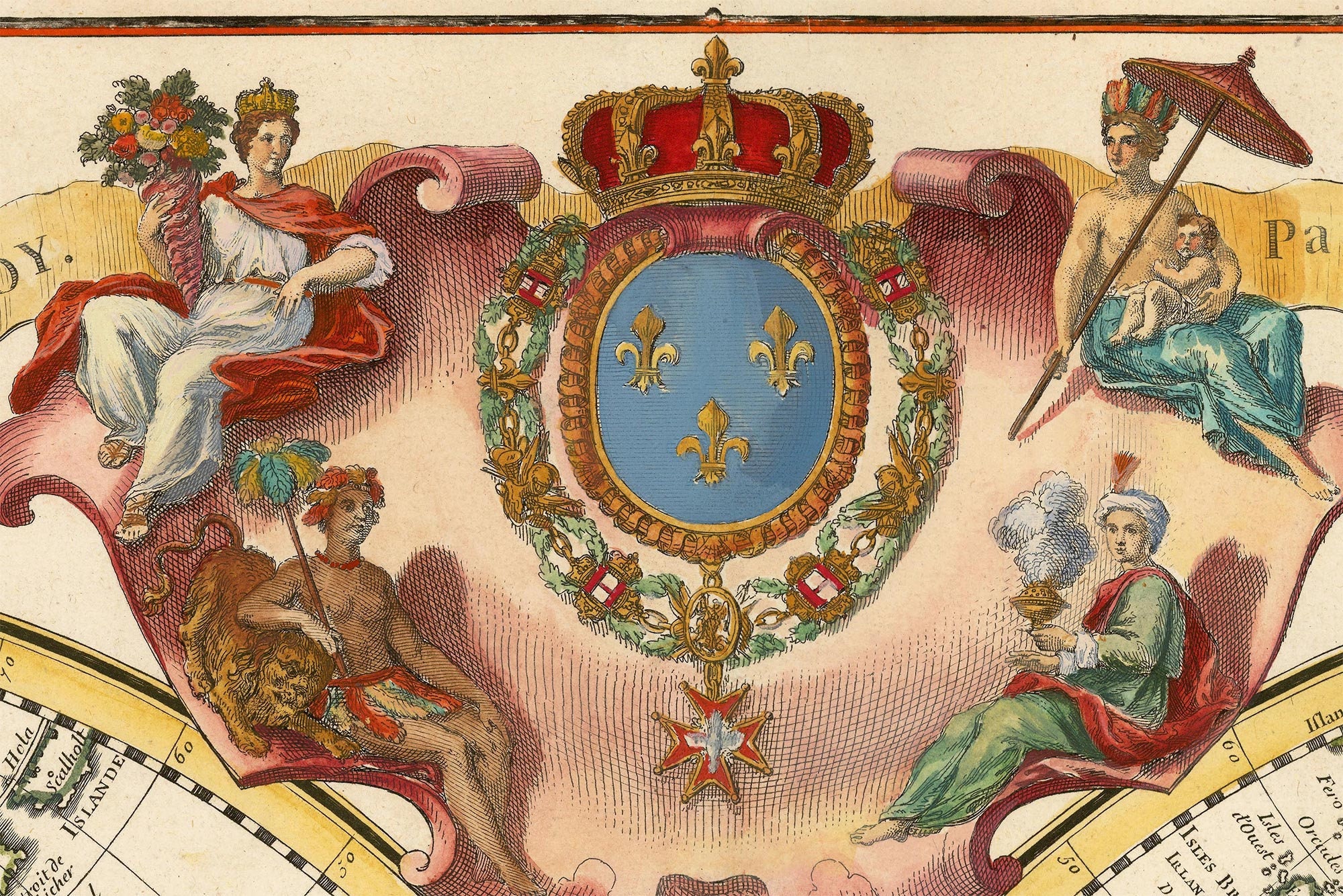 World Map 1720 Vintage Map of the World in High Resolution | Etsy