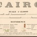 Map of Cairo, Egypt 1920 Old Cairo Map in High Resolution Prints up to ...