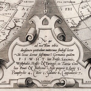 World Map 1564, Old Map of the World in High Resolution Prints up to ...