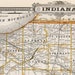 Indiana State Map 1891, Old Map of Indiana in High Resolution Prints up ...