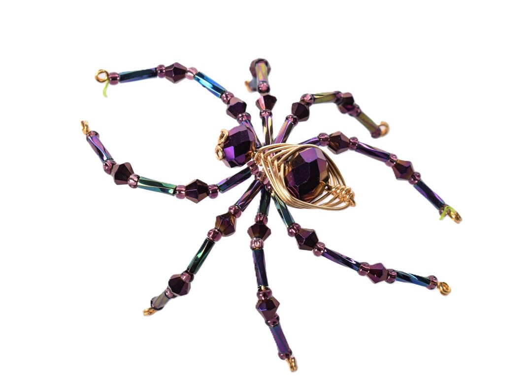 Pet Spiders Purple Flash Spider is Looking for a Home Beads and Wire ...