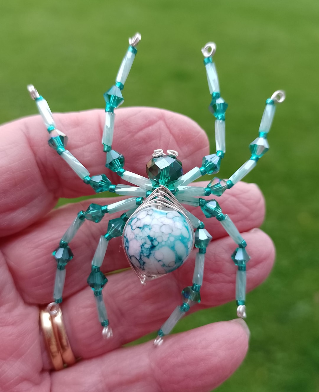 Emerald Cloud Spider is Looking for a Home - Halloween, Goth, Pagan ...