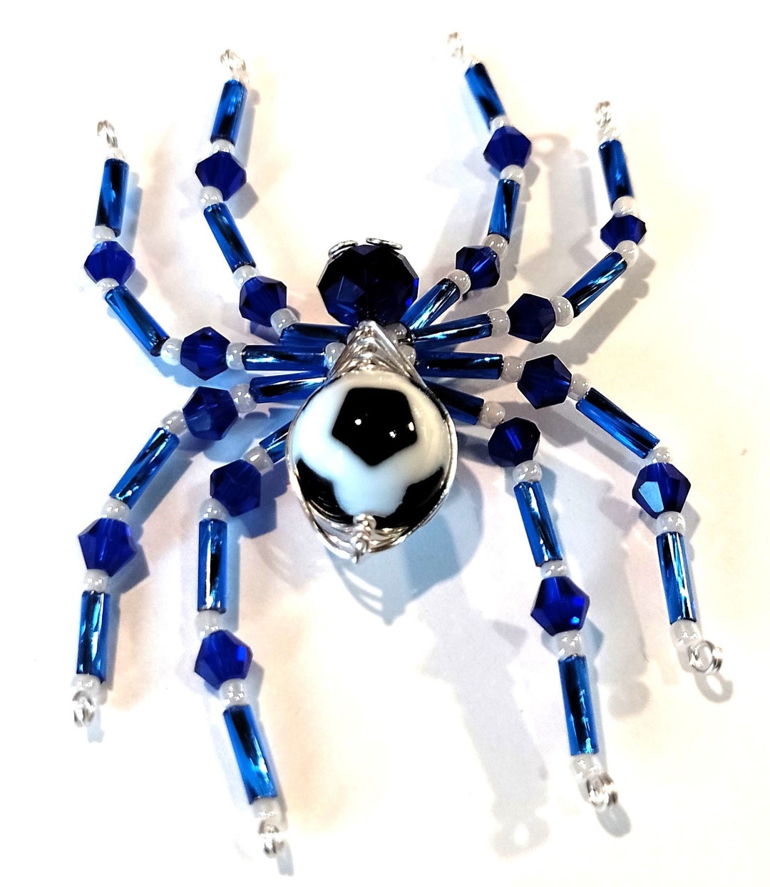 Football Spider – All Ready for the World Cup. Blue and White Team ...