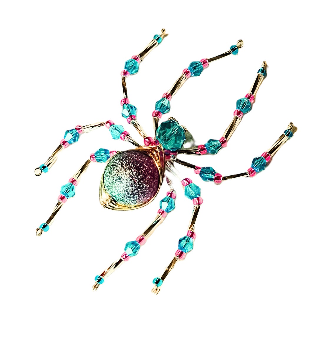 Mermaid Spider is Looking for a Home - Beads and Wire - Etsy