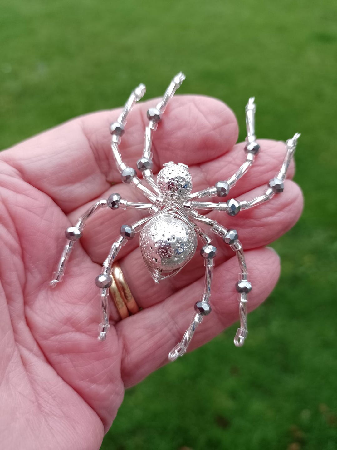 Volcanic Silver Lava Spider is Looking for a Home - Halloween, Goth ...