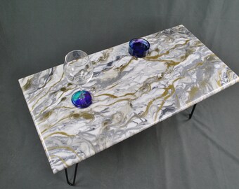 Epoxy Marble Table - Etsy