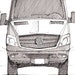 SPRINTER CAMPER VAN - Pen and Ink, Drawing, Sketch, Art Print, Vanlife ...