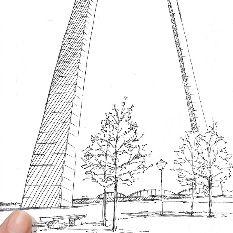 St Louis Arch - Etsy