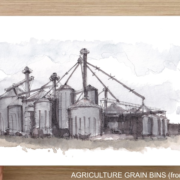 Grain Bin - Etsy