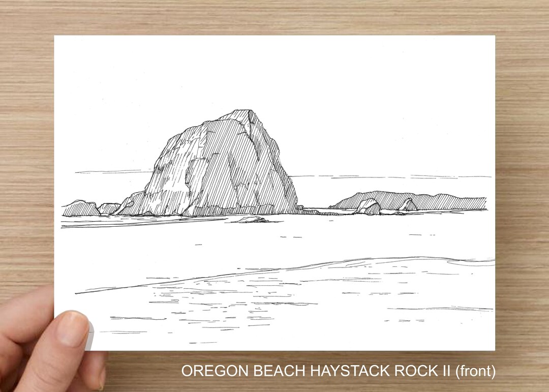 OREGON HAYSTACK ROCK - Cannon Beach, Ecola State Park, Ocean, Pacific ...
