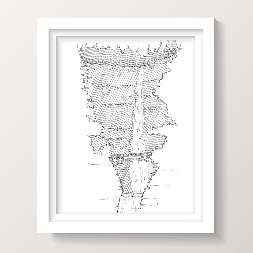 MULTNOMAH FALLS Columbia River Gorge - Oregon, Waterfall, Bridge ...