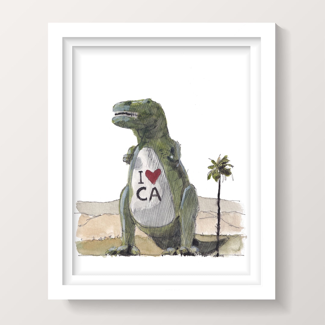 CALIFORNIA T REX - Cabazon Dinosaur, I Love California, Public Art ...