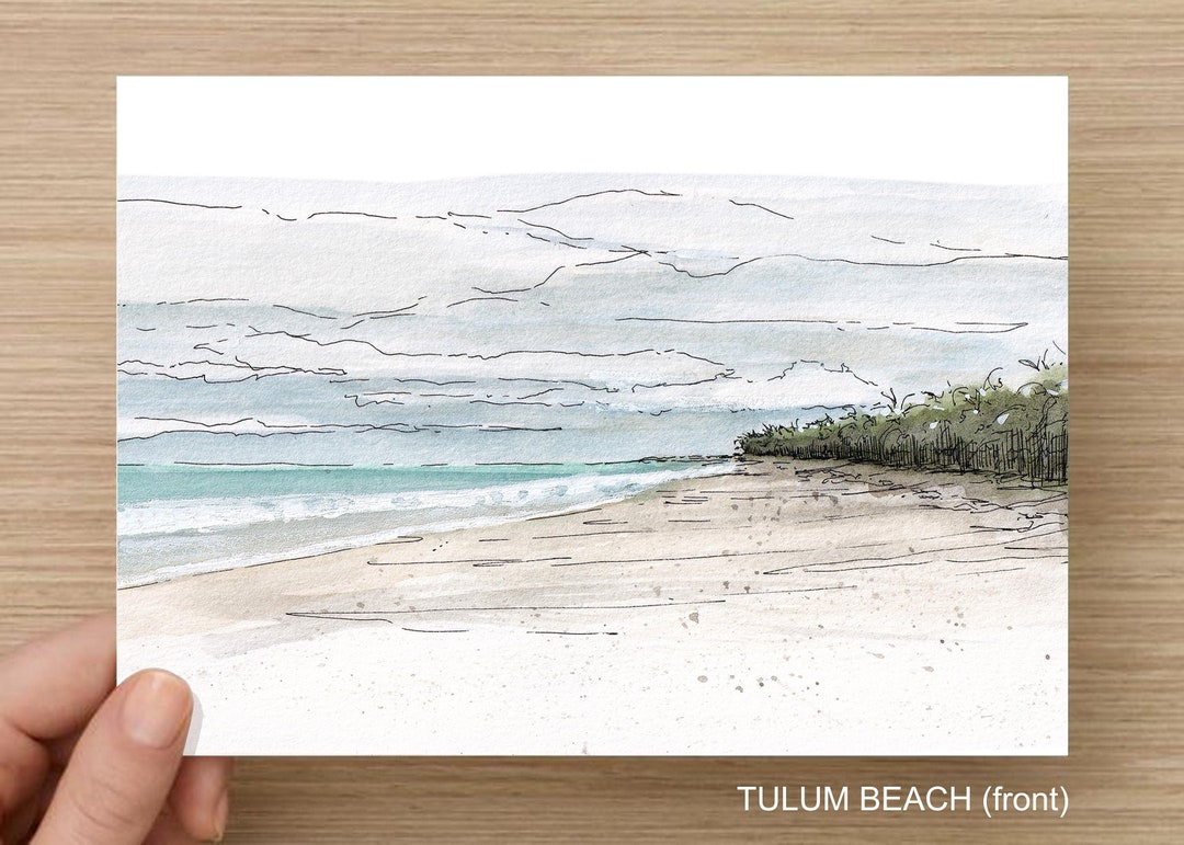 TULUM BEACH - Ocean, Tropical, Sand, Blue Water, Mexico, Playa Del ...