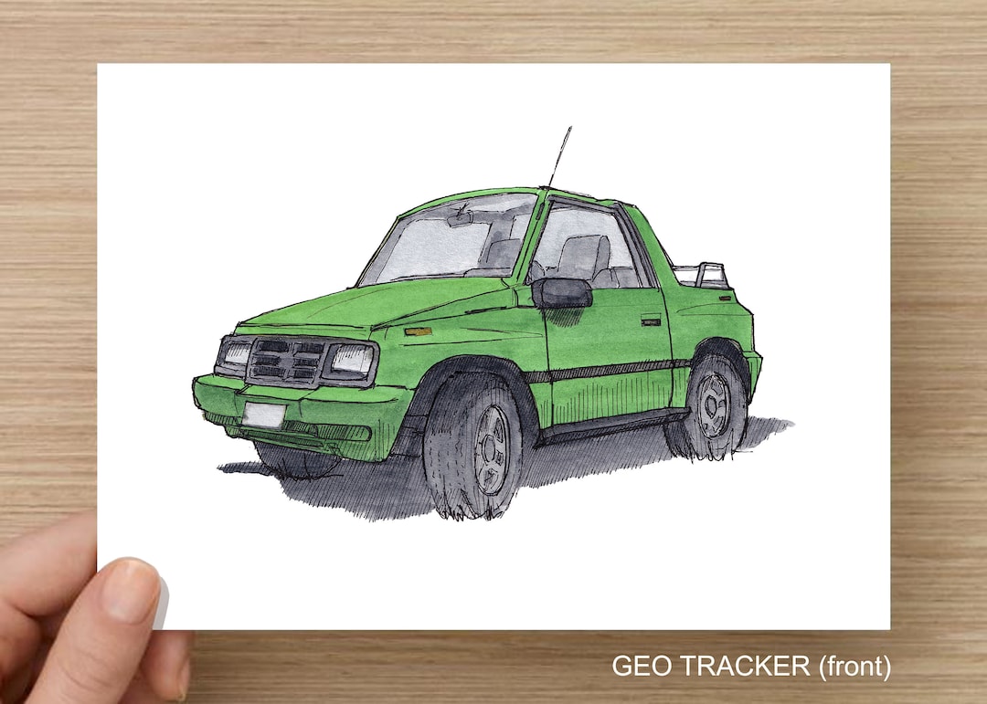 GEO TRACKER - Lime Green, 4x4, off Road, SUV, Jeep, Suzuki, Convertible ...
