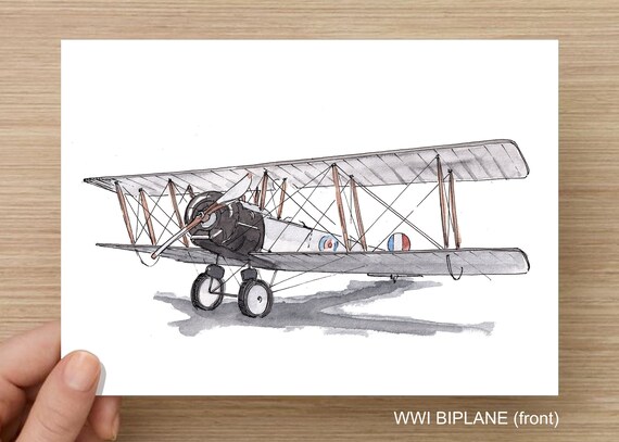 Ww1 Plane Drawing