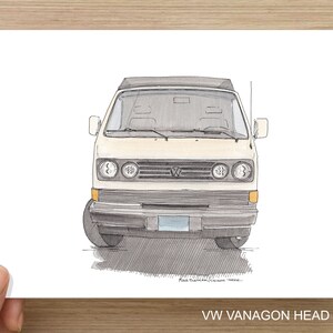 4 Pack WESTFALIA - Vintage Van, Vanlife, Westy, Camping, Roadtrip, Ink ...