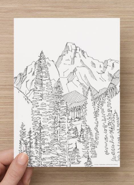 GRAND TETON National Park - Mountains, Wyoming, Nature, Hiking, Pen and ...