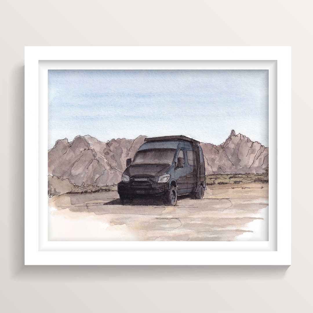 MERCEDES SPRINTER VAN - Camper Van in Arizona Desert, off Grid Vanlife ...