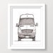 SPRINTER CAMPER VAN Pen and Ink Drawing Sketch Art Print - Etsy