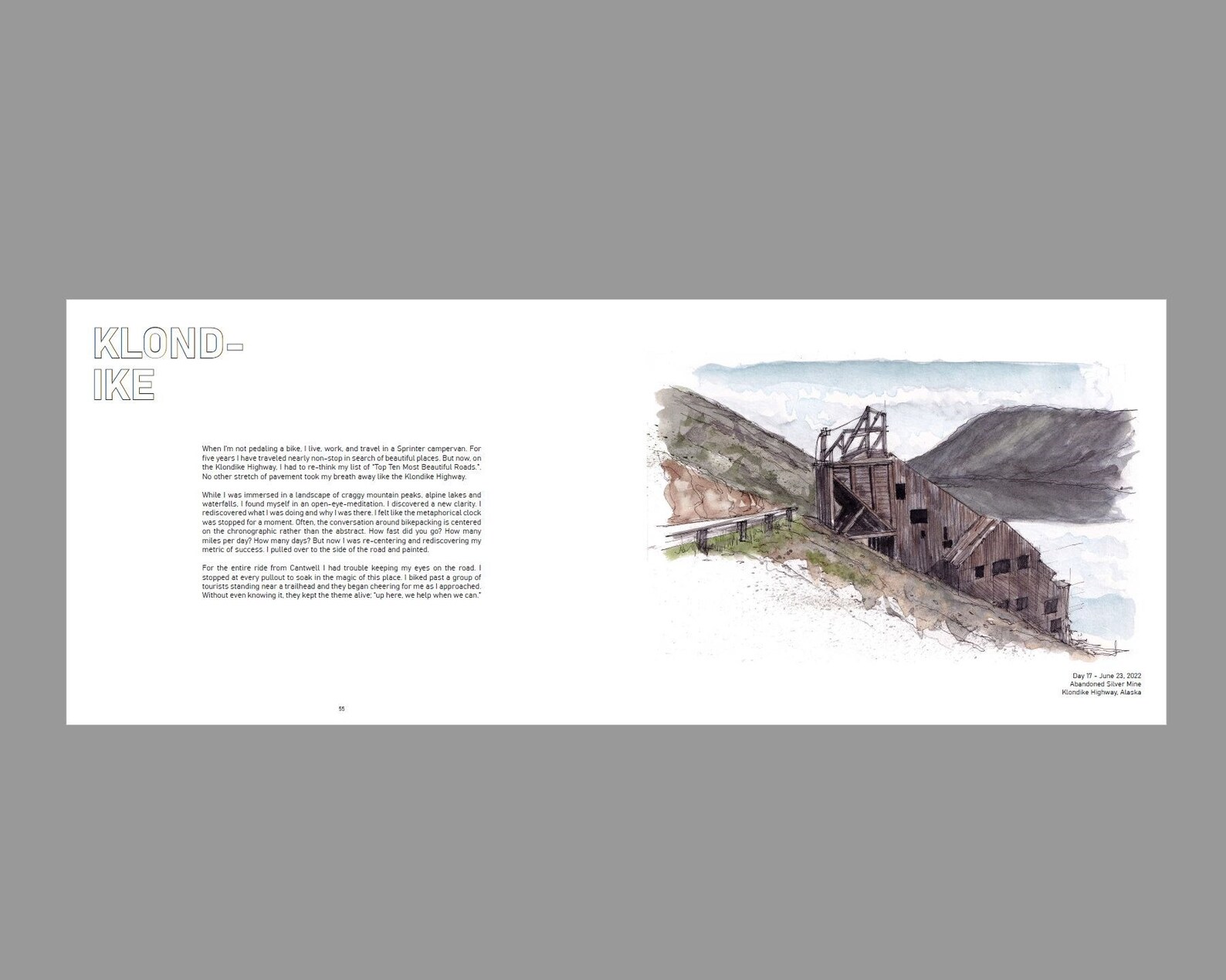 THE ART of BIKEPACKING - 110 Page Hardcover Book, an Illustrated ...