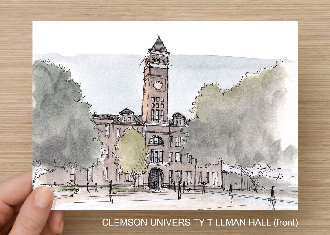 CLEMSON UNIVERSITY Tillman Hall Bell Tower - Architecture, Georgia ...