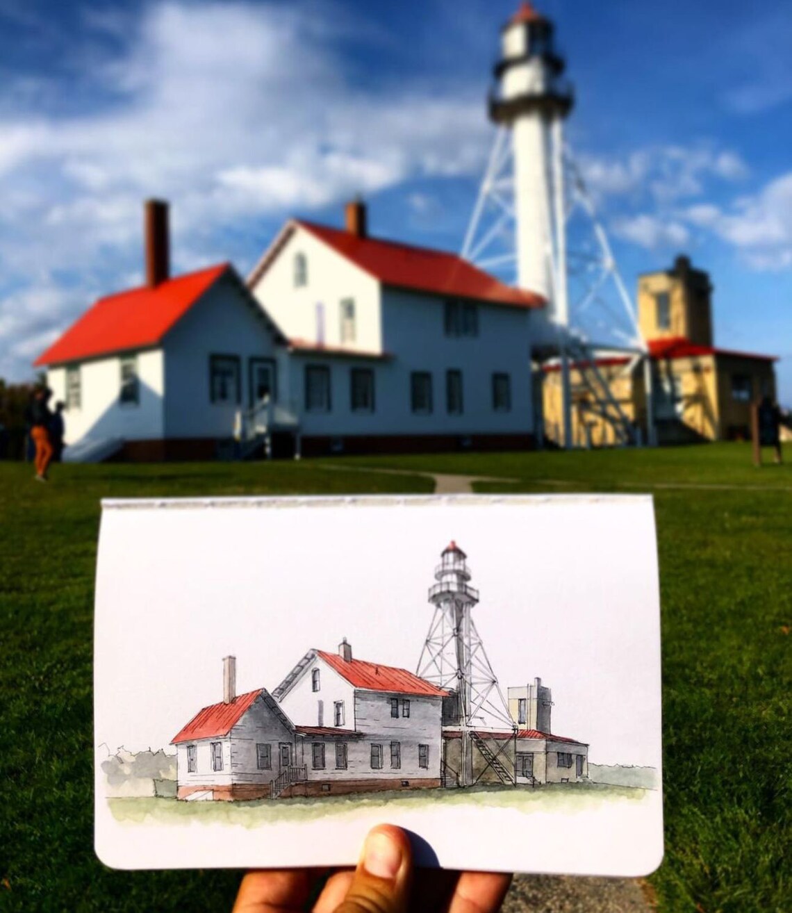 WHITEFISH POINT LIGHTHOUSE Michigan Upper Peninsula | Etsy