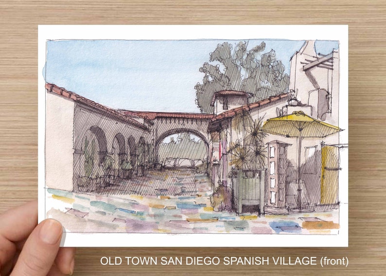 SPANISH VILLAGE Old Town San Diego - California, Spanish Architecture ...
