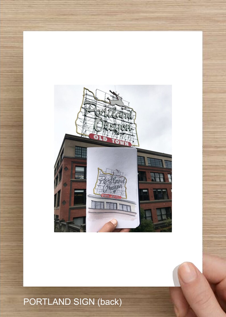 PORTLAND OREGON SIGN Old Town Jumping Deer Neon Sign - Etsy