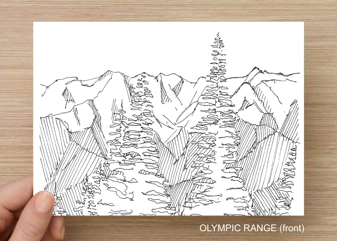 OLYMPIC NATIONAL PARK - Mountain Range, Olympic Range, Landscape ...