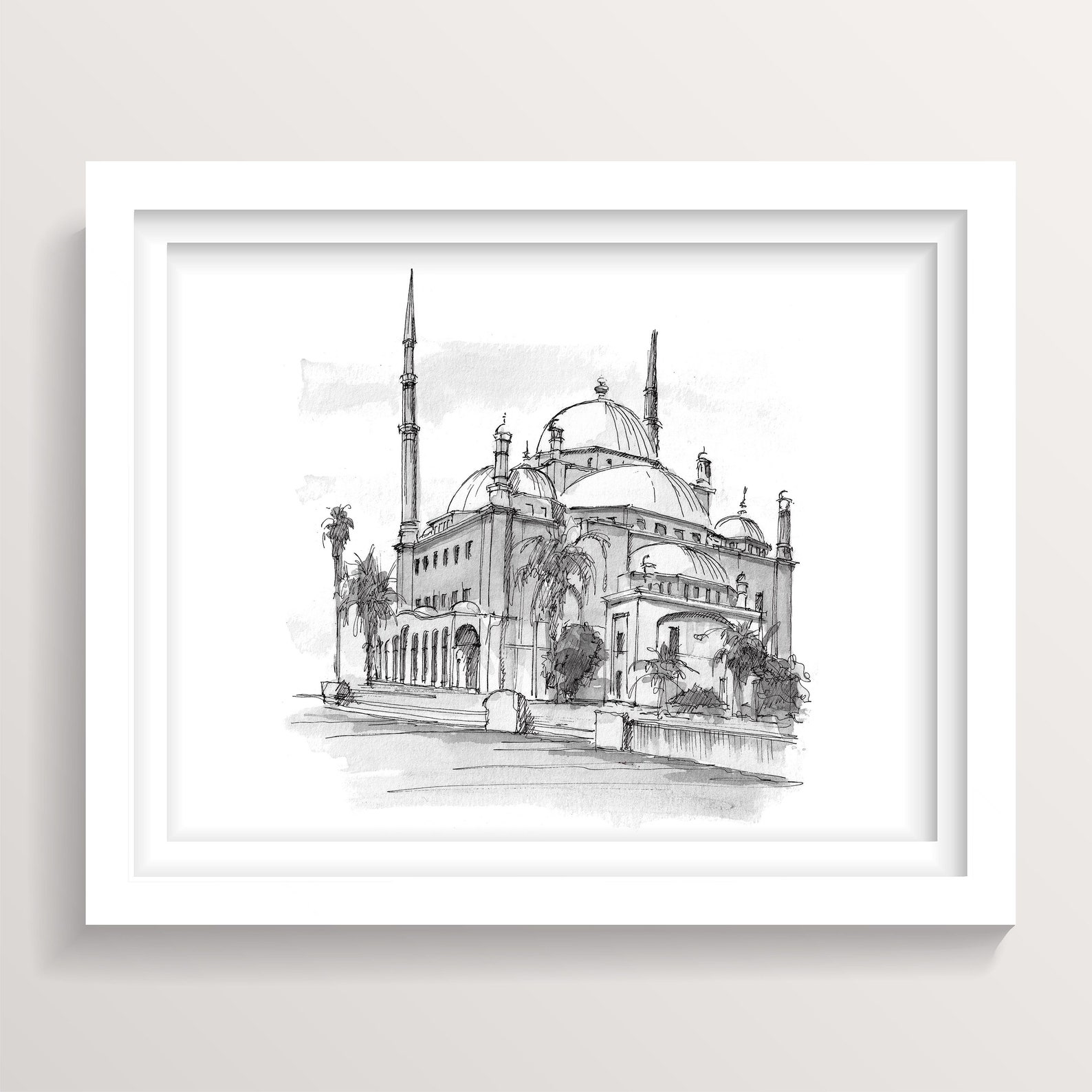 ALABASTER MOSQUE - Mosque of Muhammad Ali, Egypt, Islam, Ottoman ...