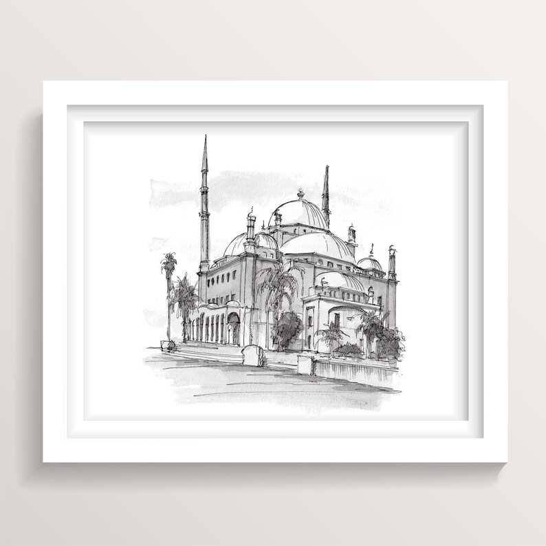 ALABASTER MOSQUE - Mosque of Muhammad Ali, Egypt, Islam, Ottoman ...