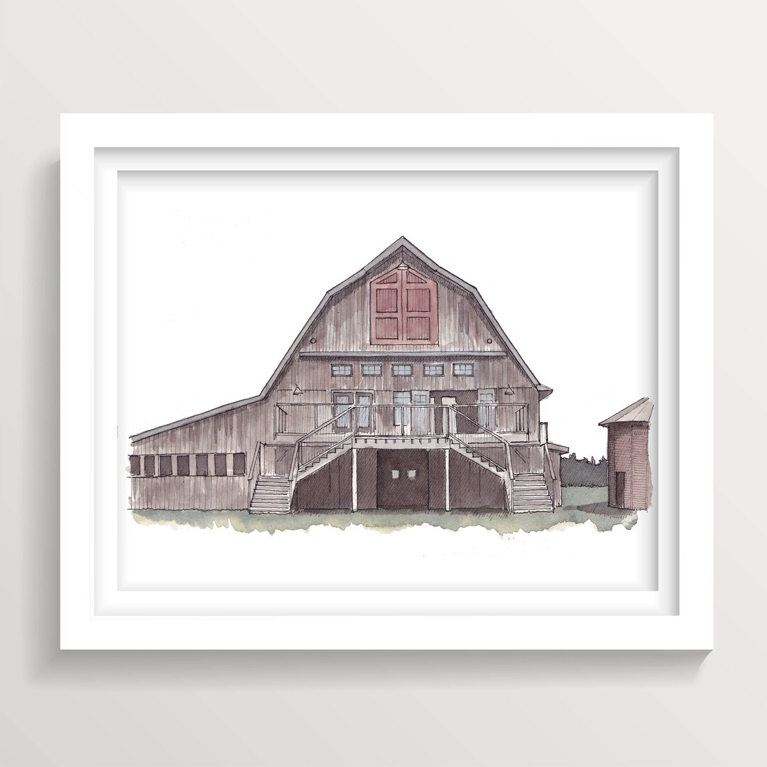 FIRELIGHT FARM MONTANA - Bozeman Wedding Barn Venue, Watercolor ...