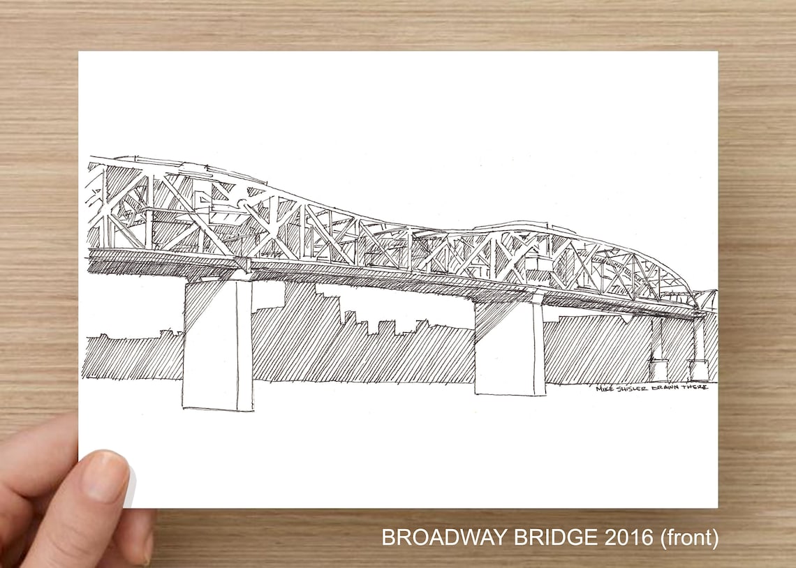 PORTLAND BRIDGES 4-PACK Pen and Ink Drawing Sketchbook - Etsy