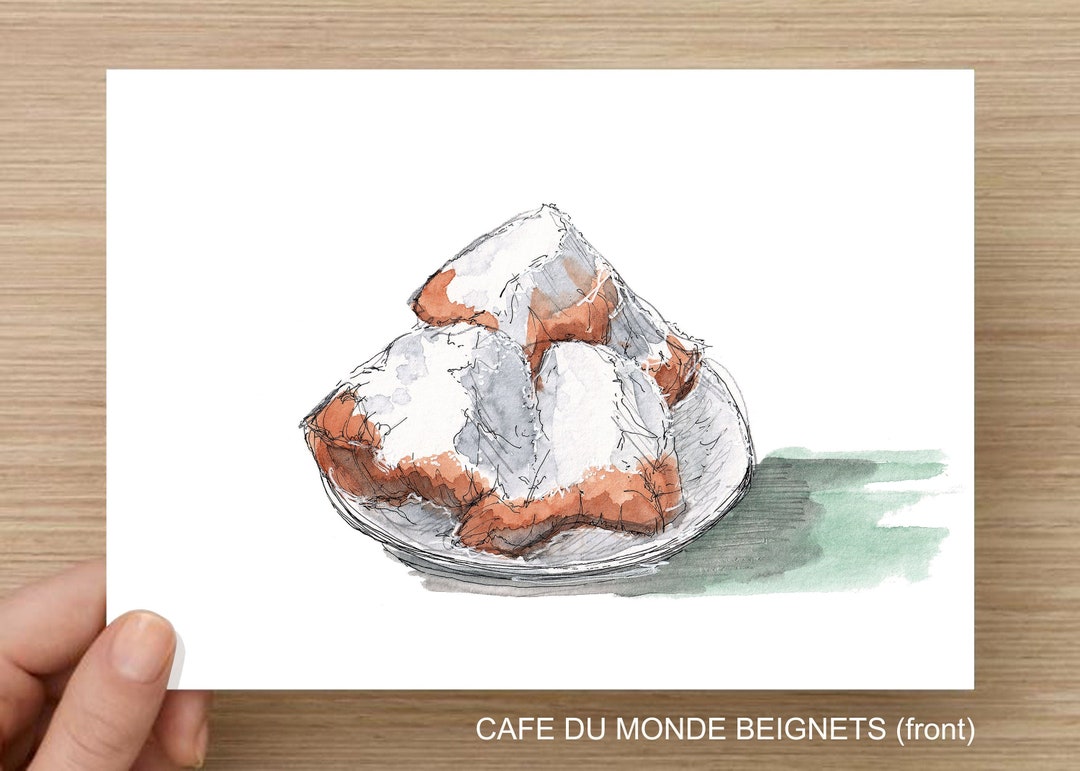 CAFE Du MONDE BEIGNETS - Jackson Square, Fried Pastry, Pastries ...