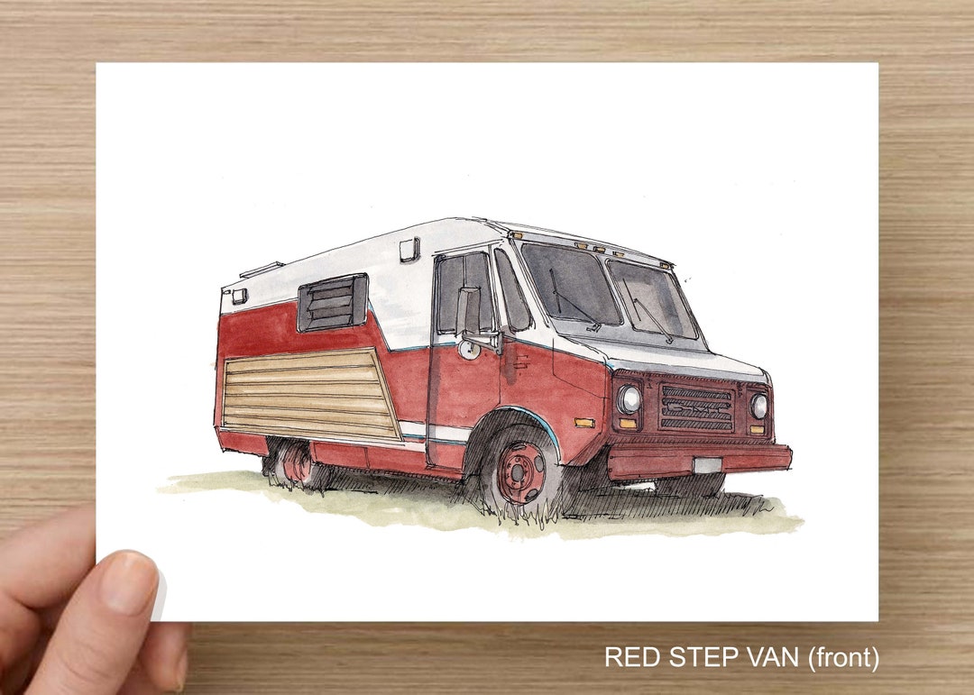 CLASSIC STEP VAN - Vanlife, Tiny House, Red, White, Truck, Conversion ...
