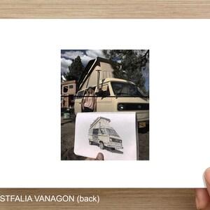 CLASSIC CAMPERVAN - Van, Vanlife, Westy, Camping, Roadtrip, Ink and ...