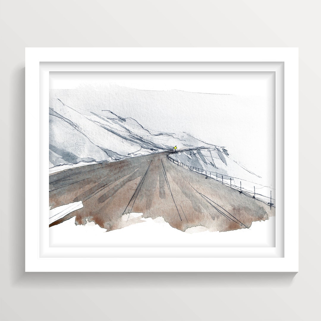 ATIGUN PASS ALASKA - Dalton Highway, Dirt Road Mountain Pass, Ice Road ...