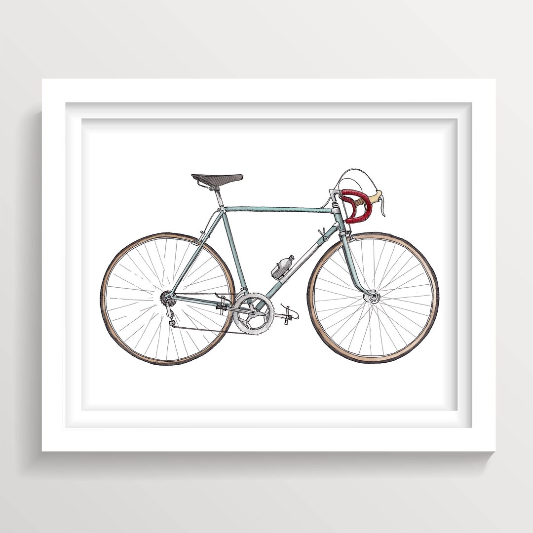 RETRO BIANCHI BICYCLE - Steel Frame Road Bike, 1960s Tour De France ...