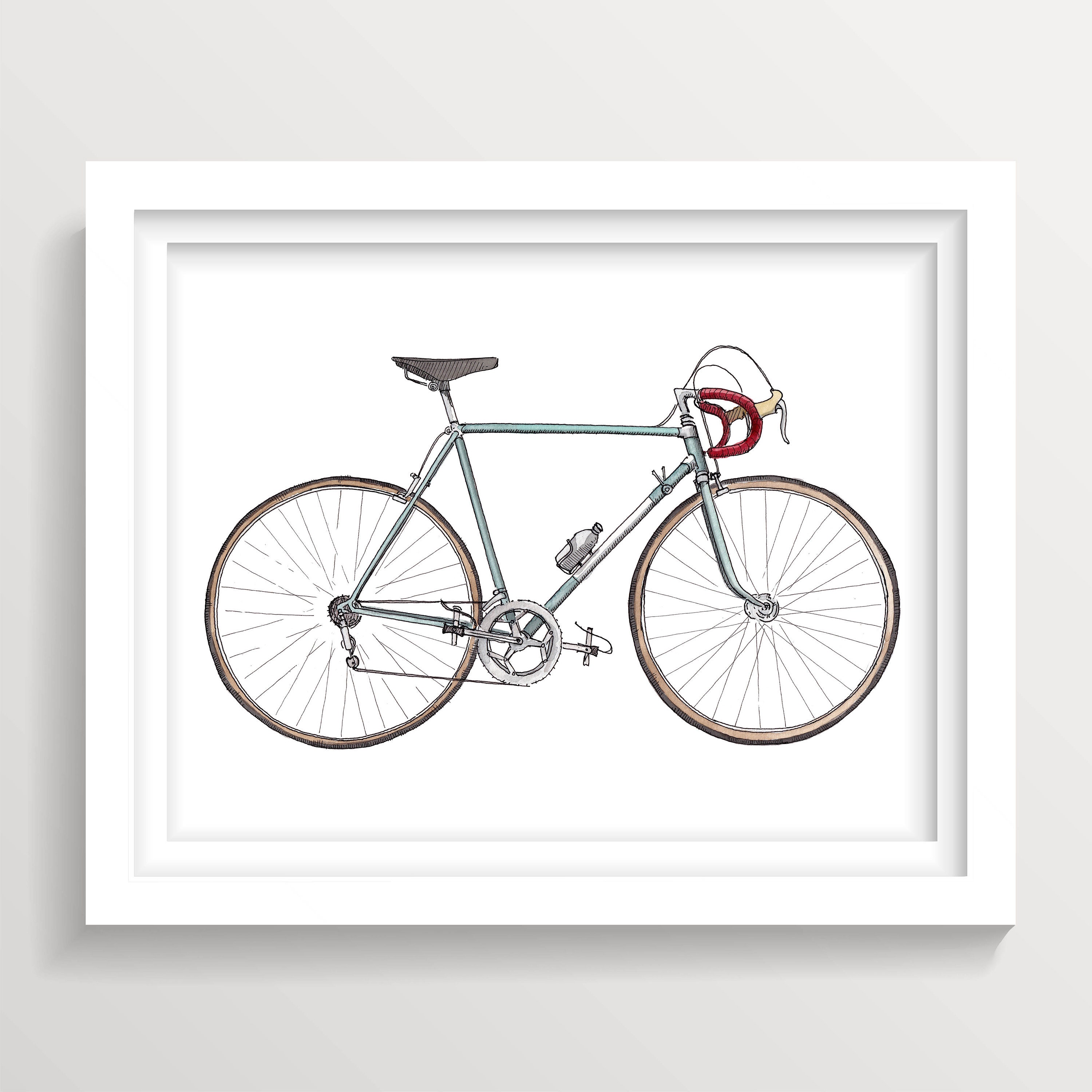 RETRO BIANCHI BICYCLE - Steel Frame Road Bike, 1960s Tour de France ...